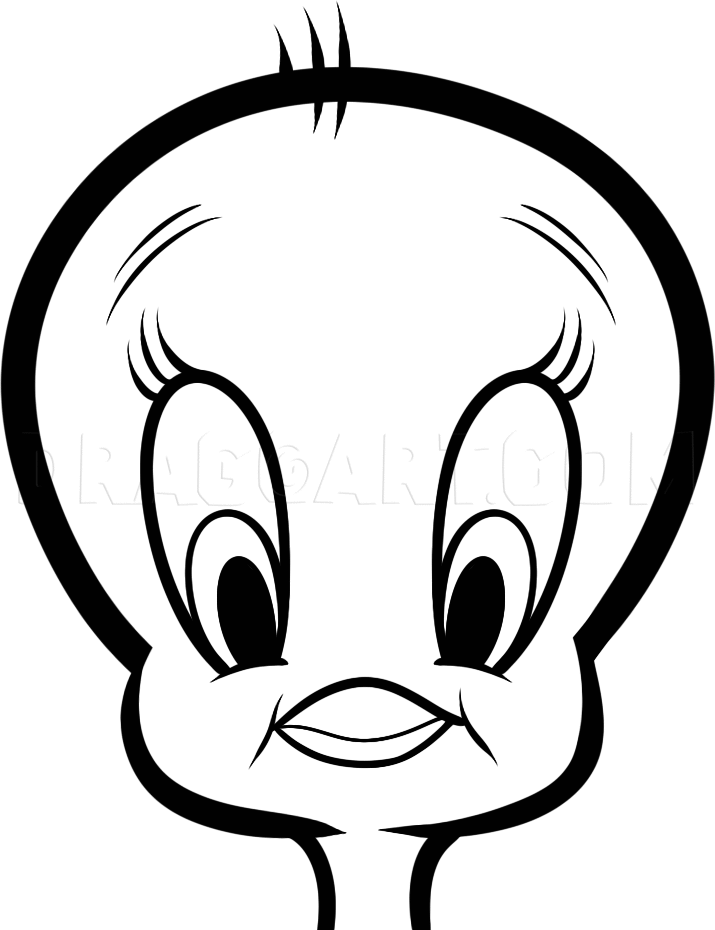 How To Draw Tweety Easy By Dawn Dragoart