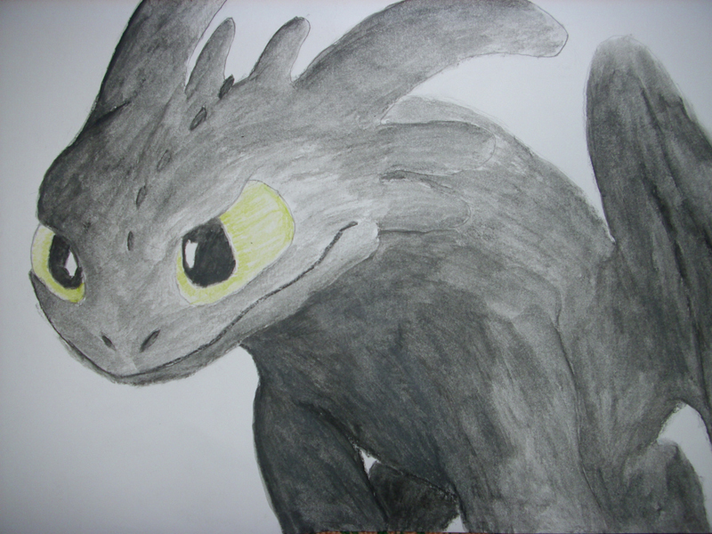 Toothless Drawing by Renixon - DragoArt