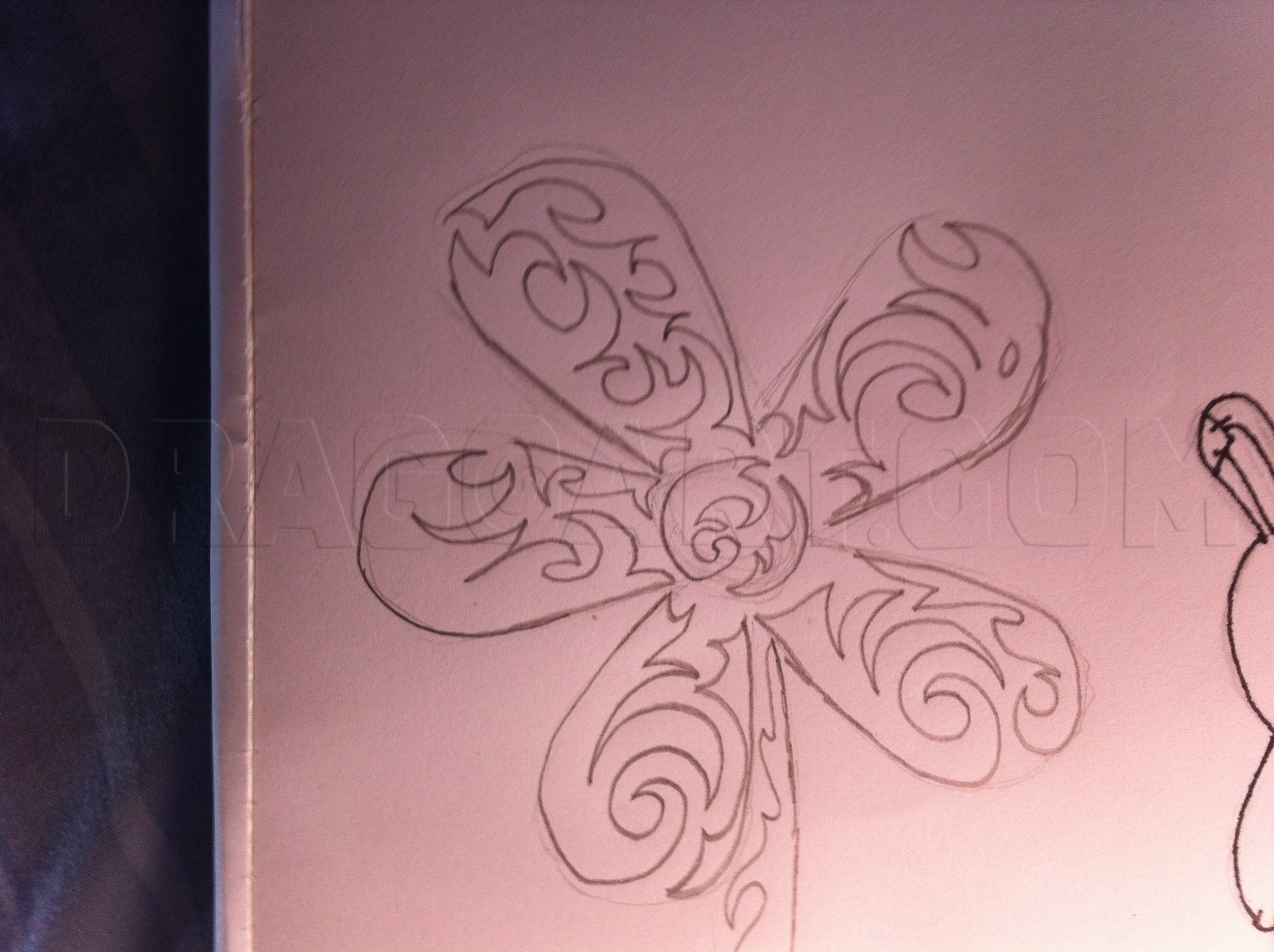 Draw A Tribal Flower Step By Step Drawing Guide By Nicole arty