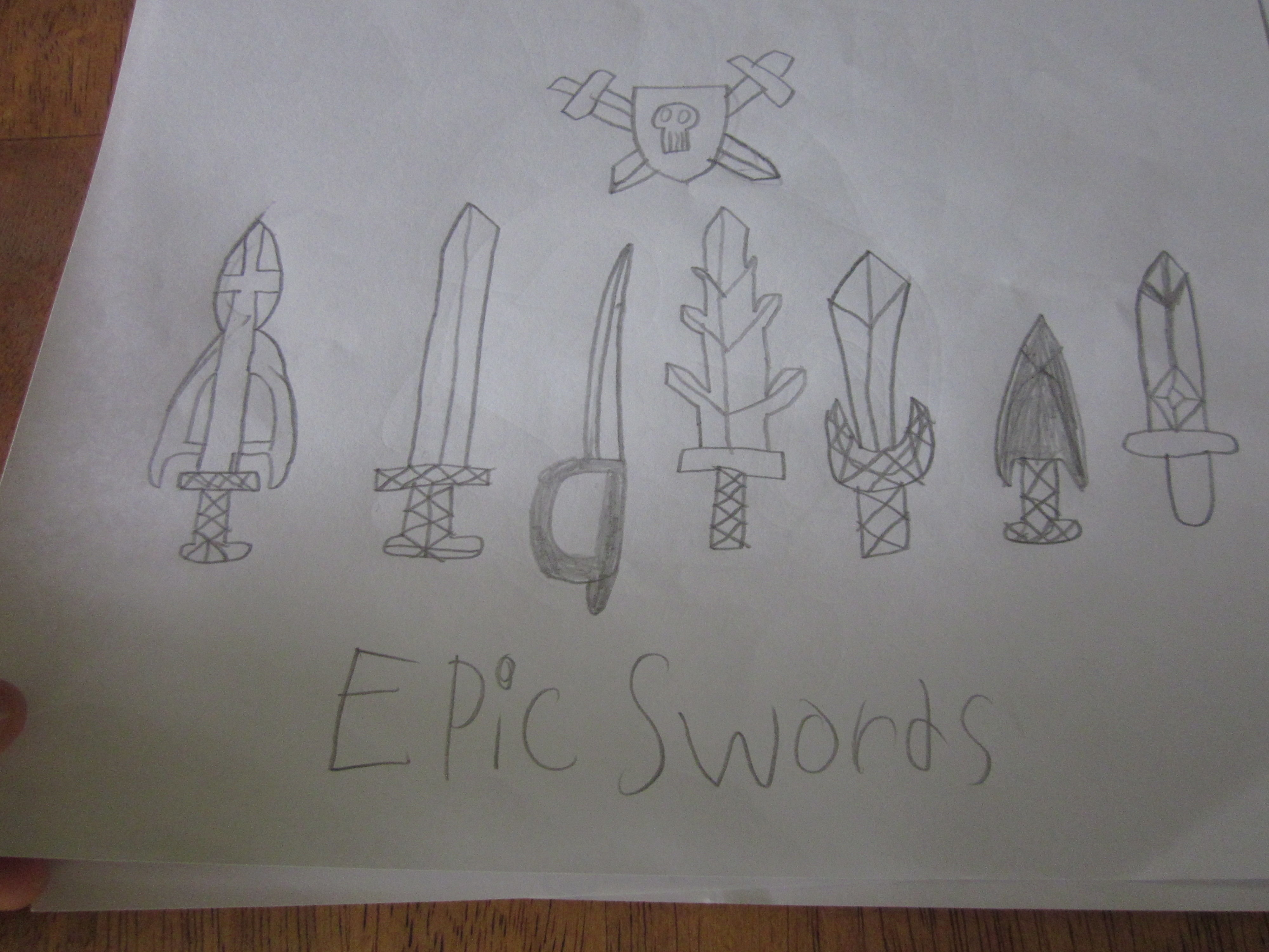 Random Swords Drawing by CALEB10 - DragoArt