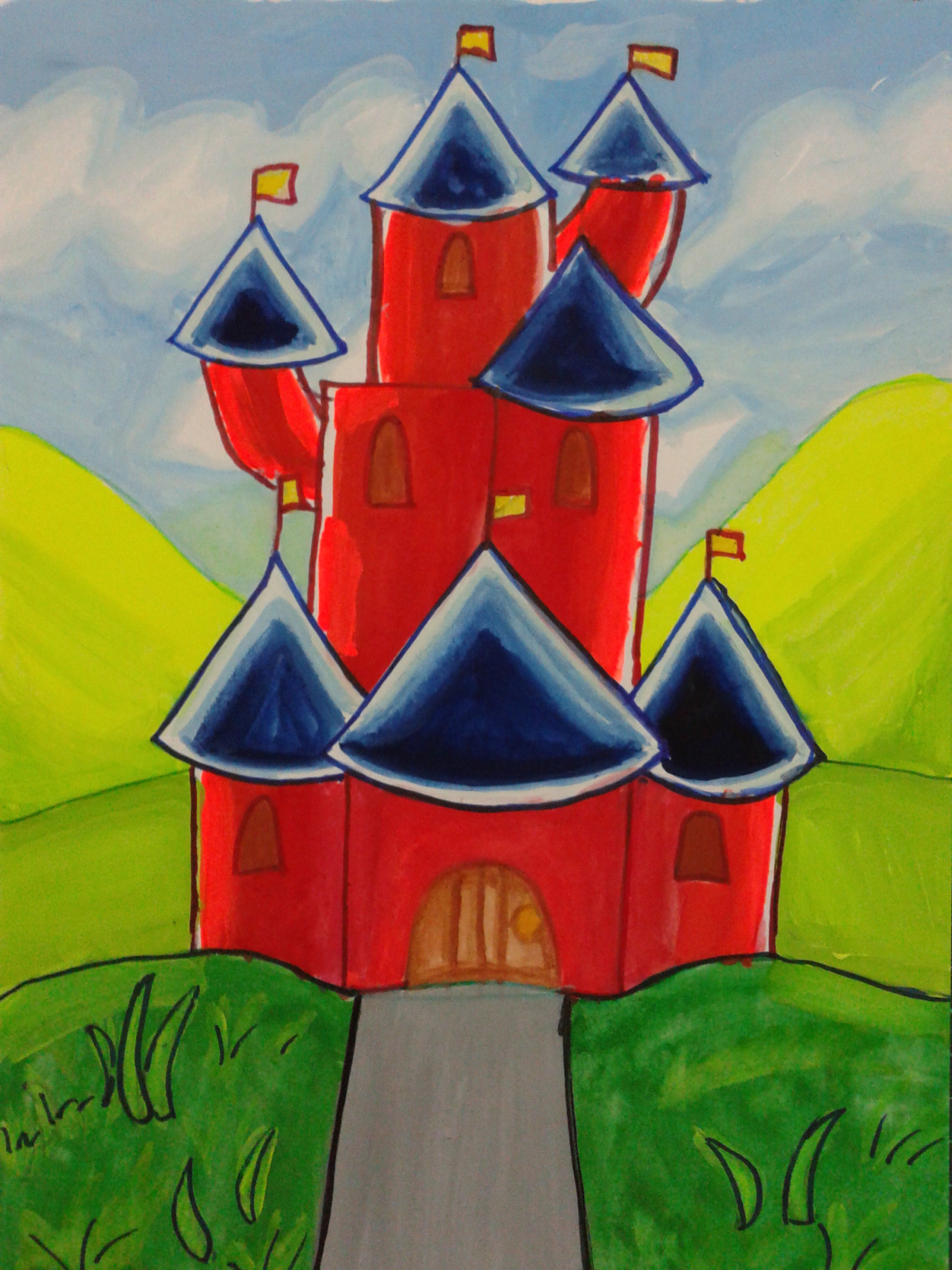 Castle Drawing By Skuang DragoArt