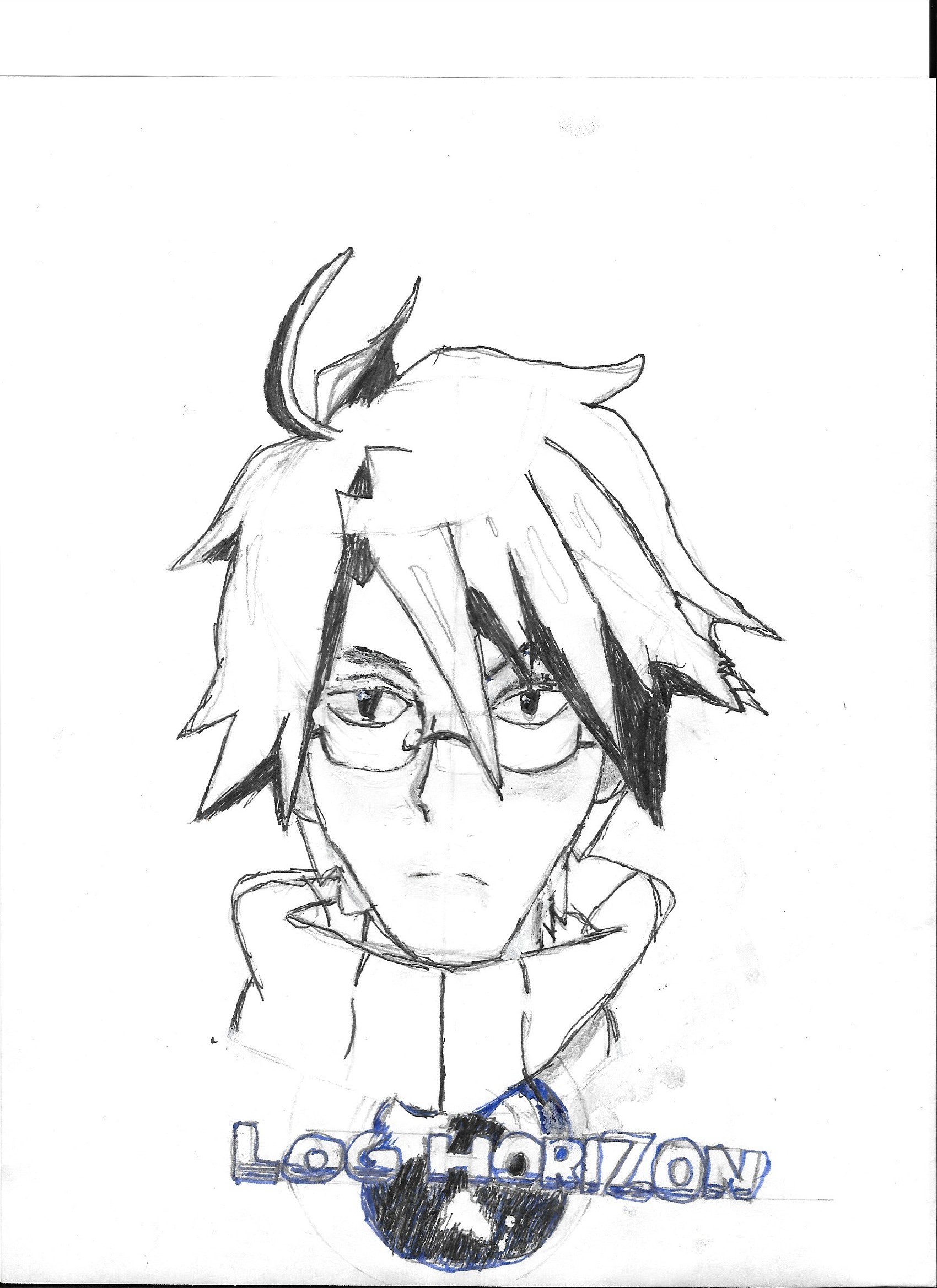 Shiro From Log Horizon Drawing by Tomago - DragoArt