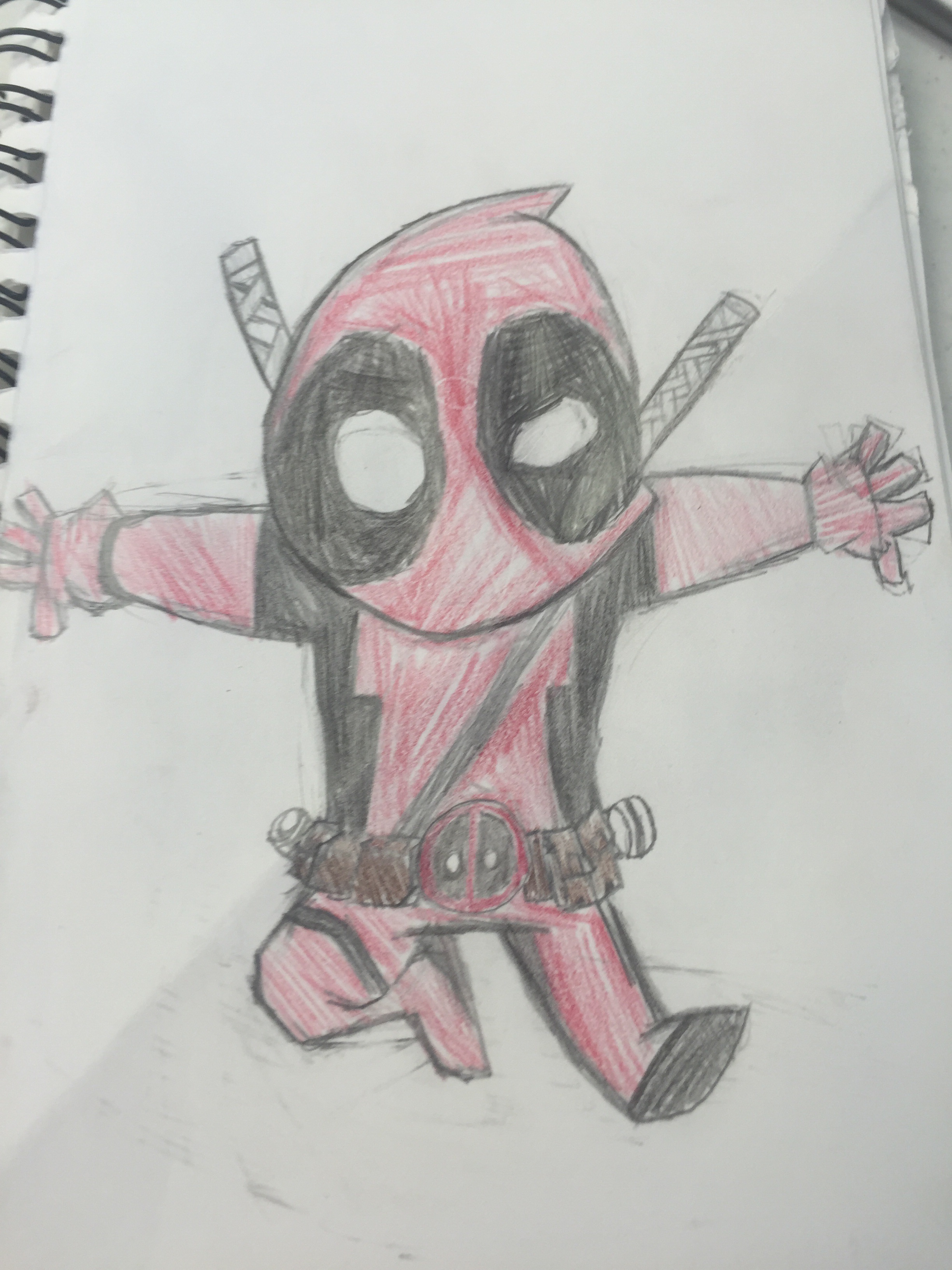 Deadpool Chibi Drawing by KiritoShark - DragoArt