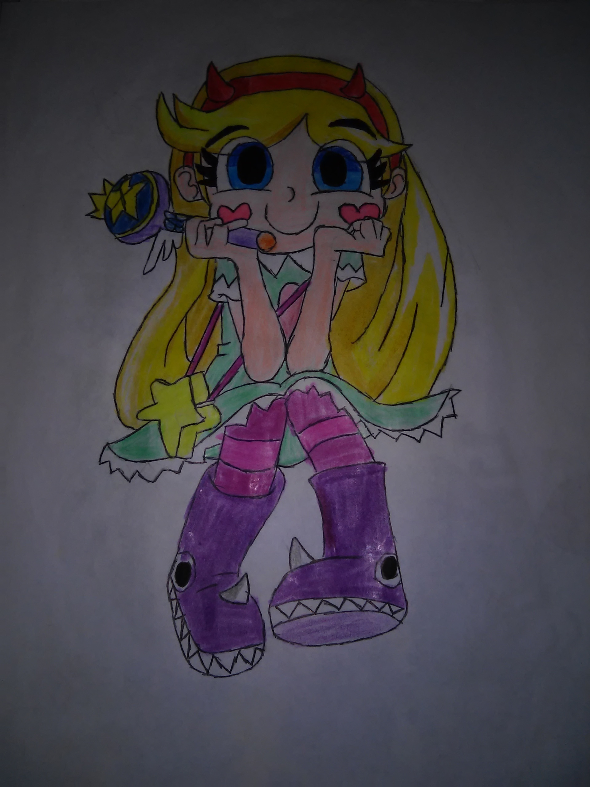 Star Butterfly Drawing by Papichulo - DragoArt