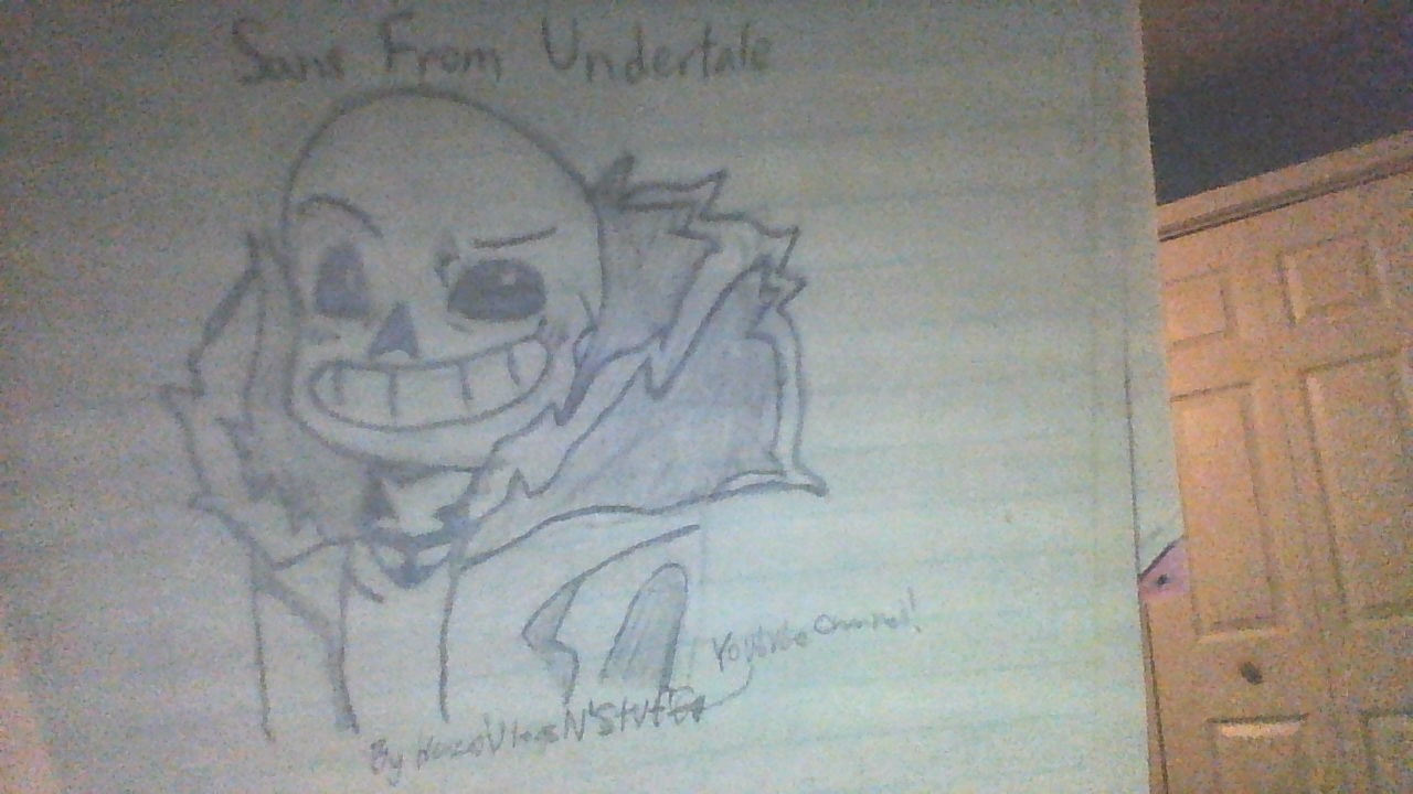 Sans From Undertale Drawing by kendro29 - DragoArt
