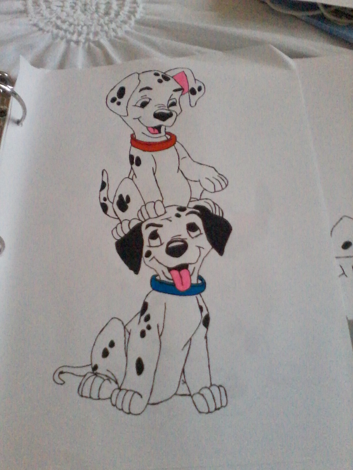 How To Draw A Dalmatian Dog Face Cartoon Puppy 101 Pretty