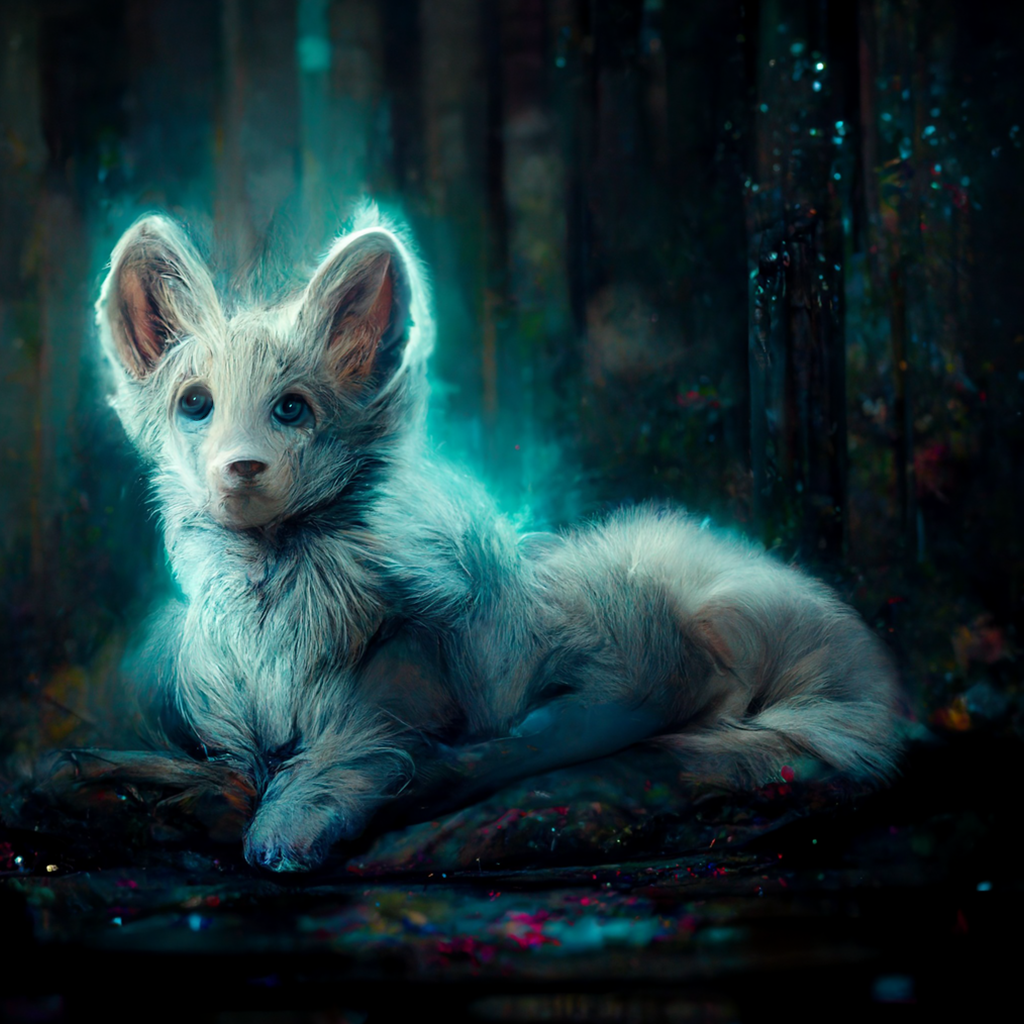 Spirit Wolf Digital Art Drawing by orbitmonk - DragoArt