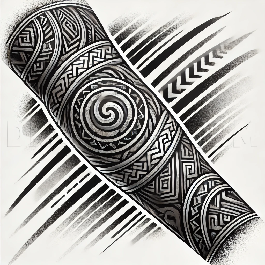 Wrapped In Strength: The Hawaiian-inspired Armband Tattoo That Tells A ...