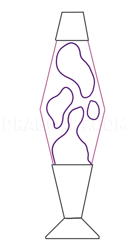 How To Draw A Lava Lamp Step By Step Drawing Guide By Dawn DragoArt