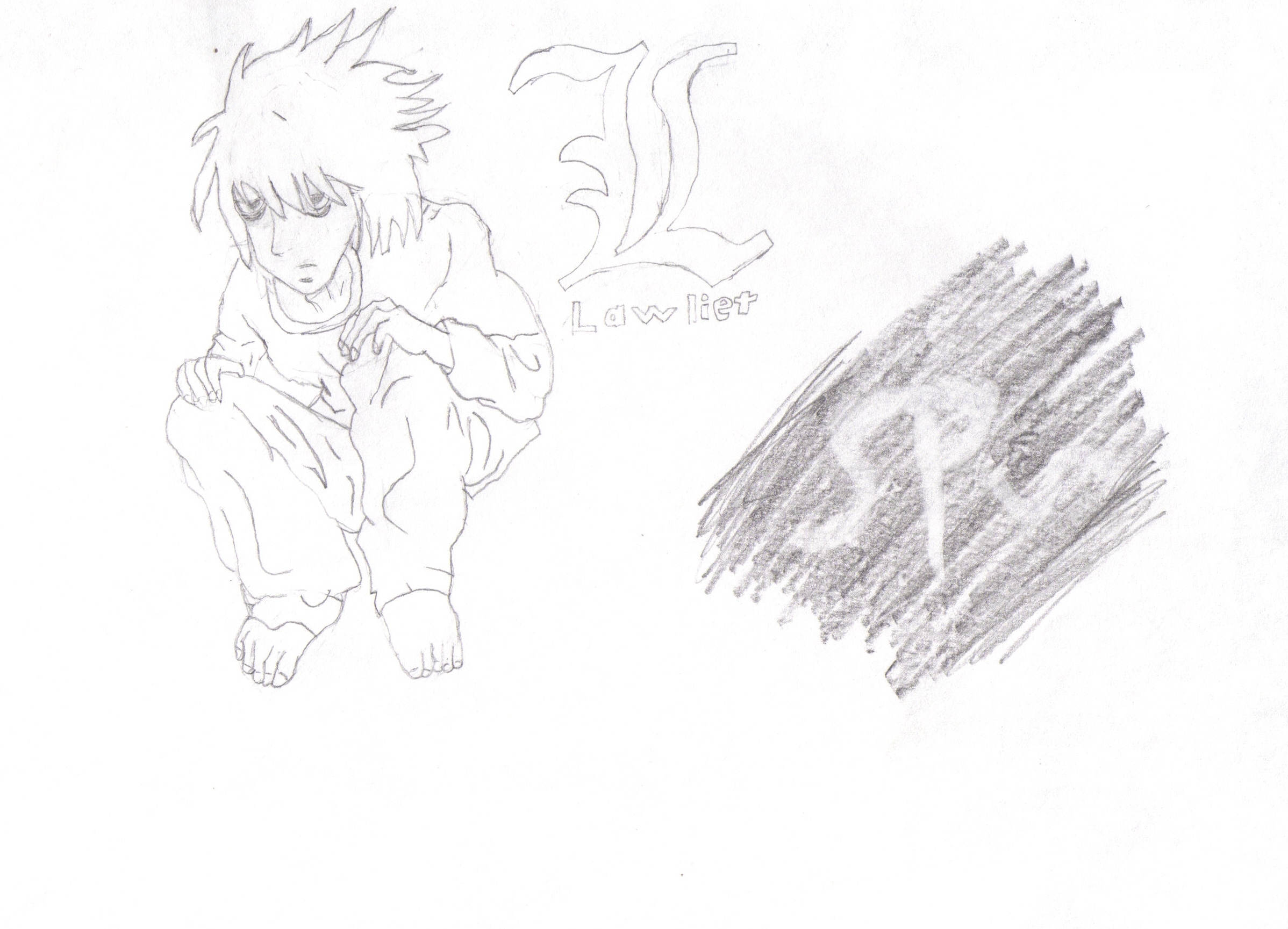 L Lawliet Drawing By Richestkid DragoArt L Lawliet Drawing By Richestkid DragoArt