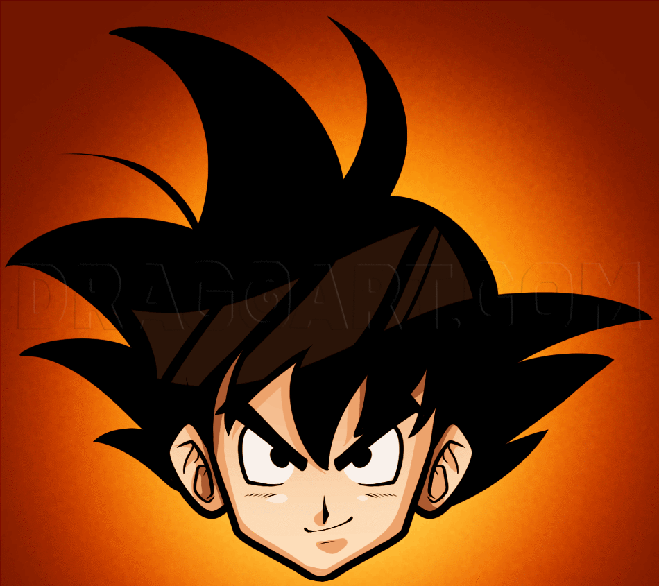 How To Draw Goku Easy Step By Step Drawing Guide By Dawn DragoArt