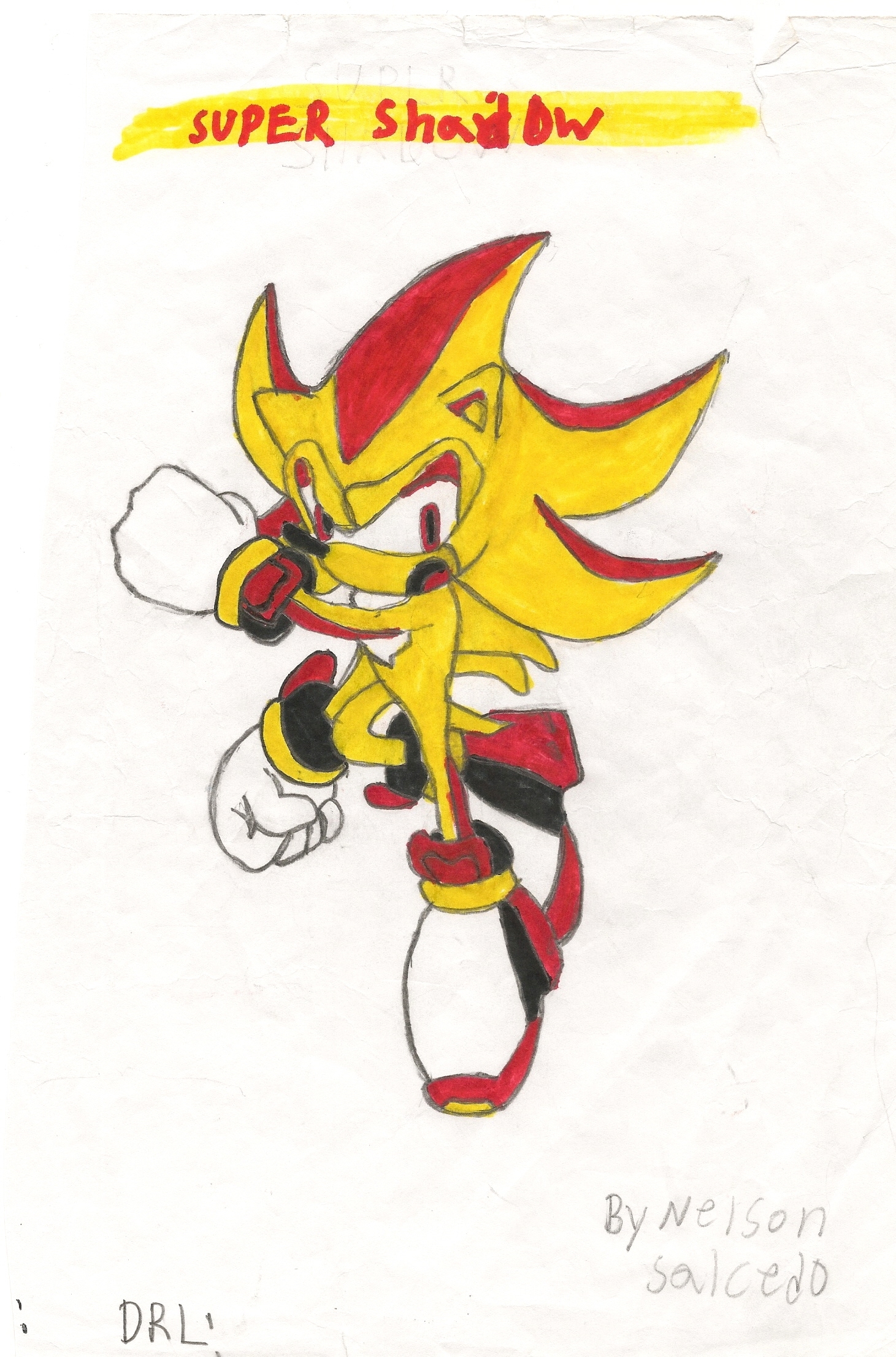 Super Shadow Drawing by combatwolf987 - DragoArt