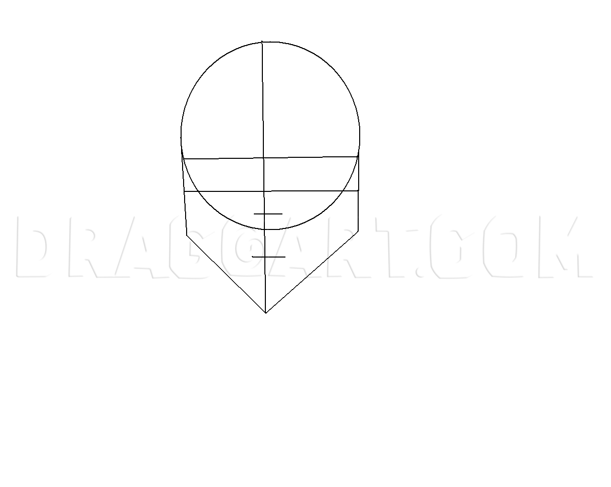 How To Draw A Manga Head Step By Step Drawing Guide By Giraffey9