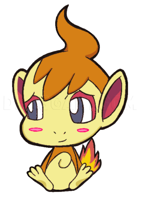 How To Draw Chibi Chimchar, Step by Step, Drawing Guide, by ...