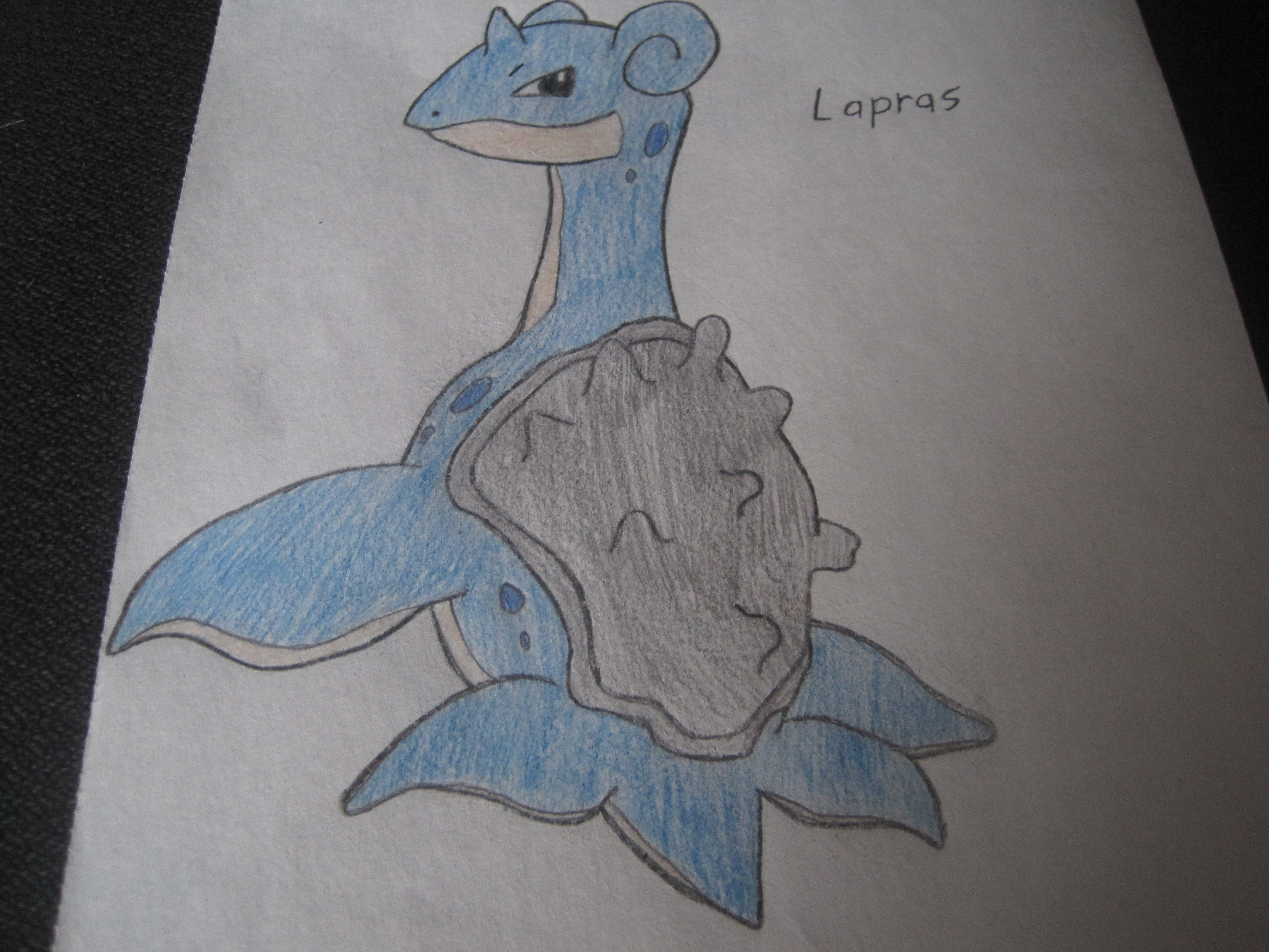 Lapras Drawing by KSTadpole - DragoArt