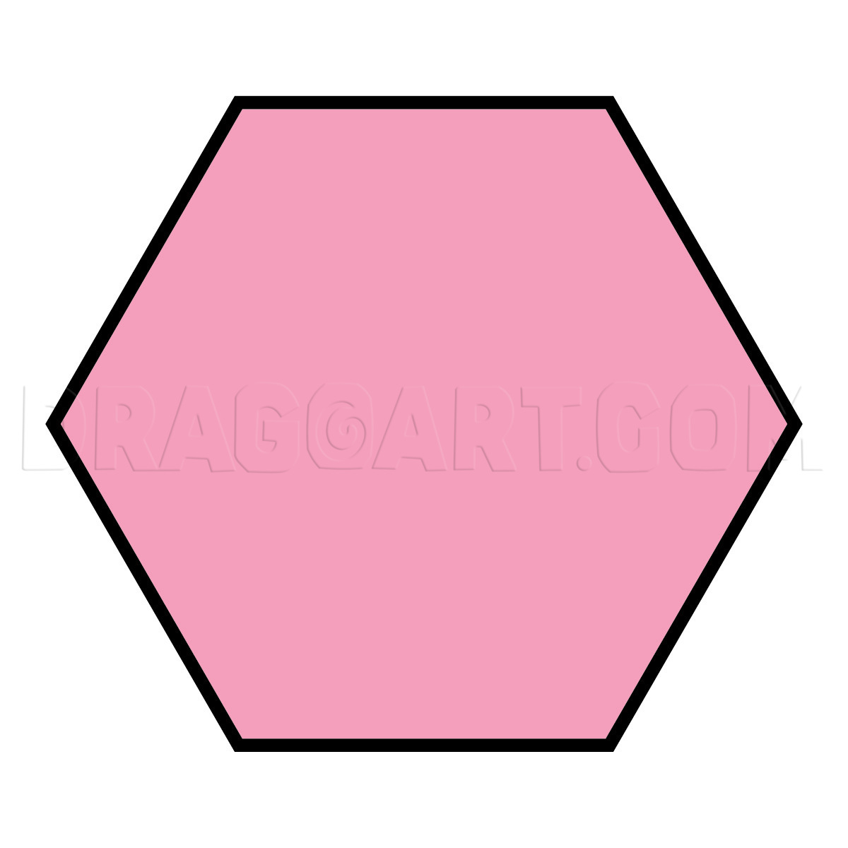 How To Draw A Hexagon Step By Step Drawing Guide By Kaiser DragoArt