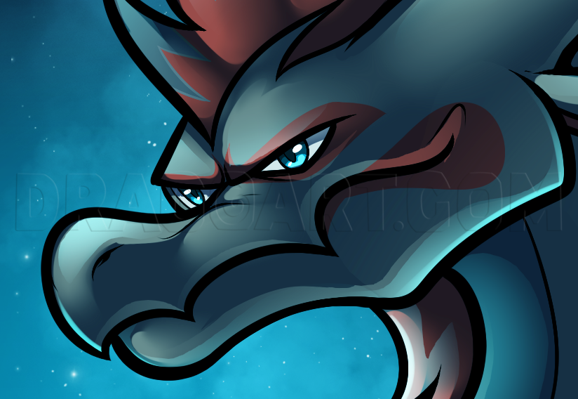 How To Draw Dragon Zoroark, Zoroark From Pokemon, Step by Step, Drawing ...
