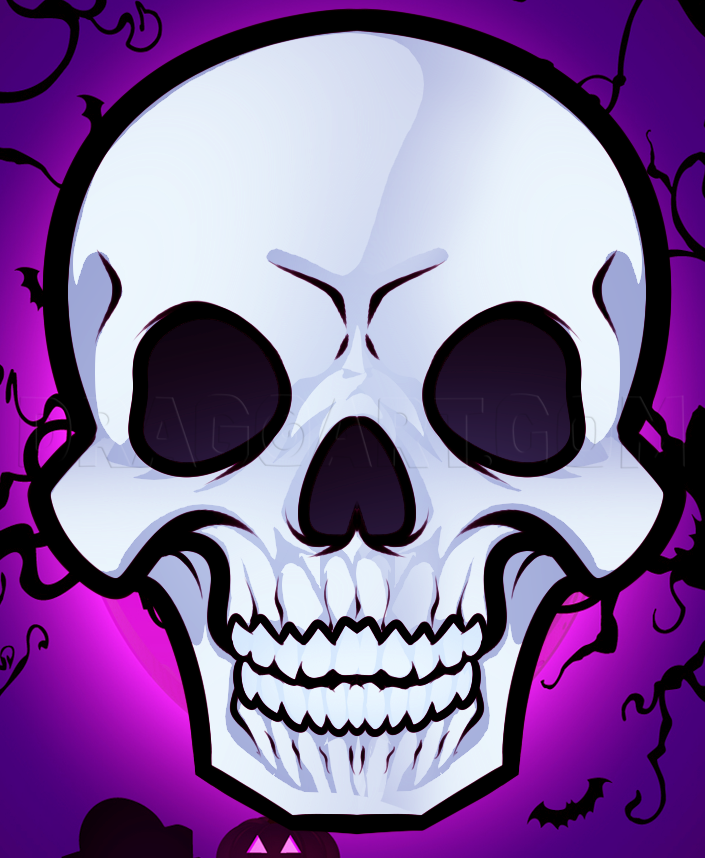 How To Draw A Skeleton Face Step By Step Drawing Guide By Dawn How To Draw A Skeleton Face Step By Step Drawing Guide By Dawn
