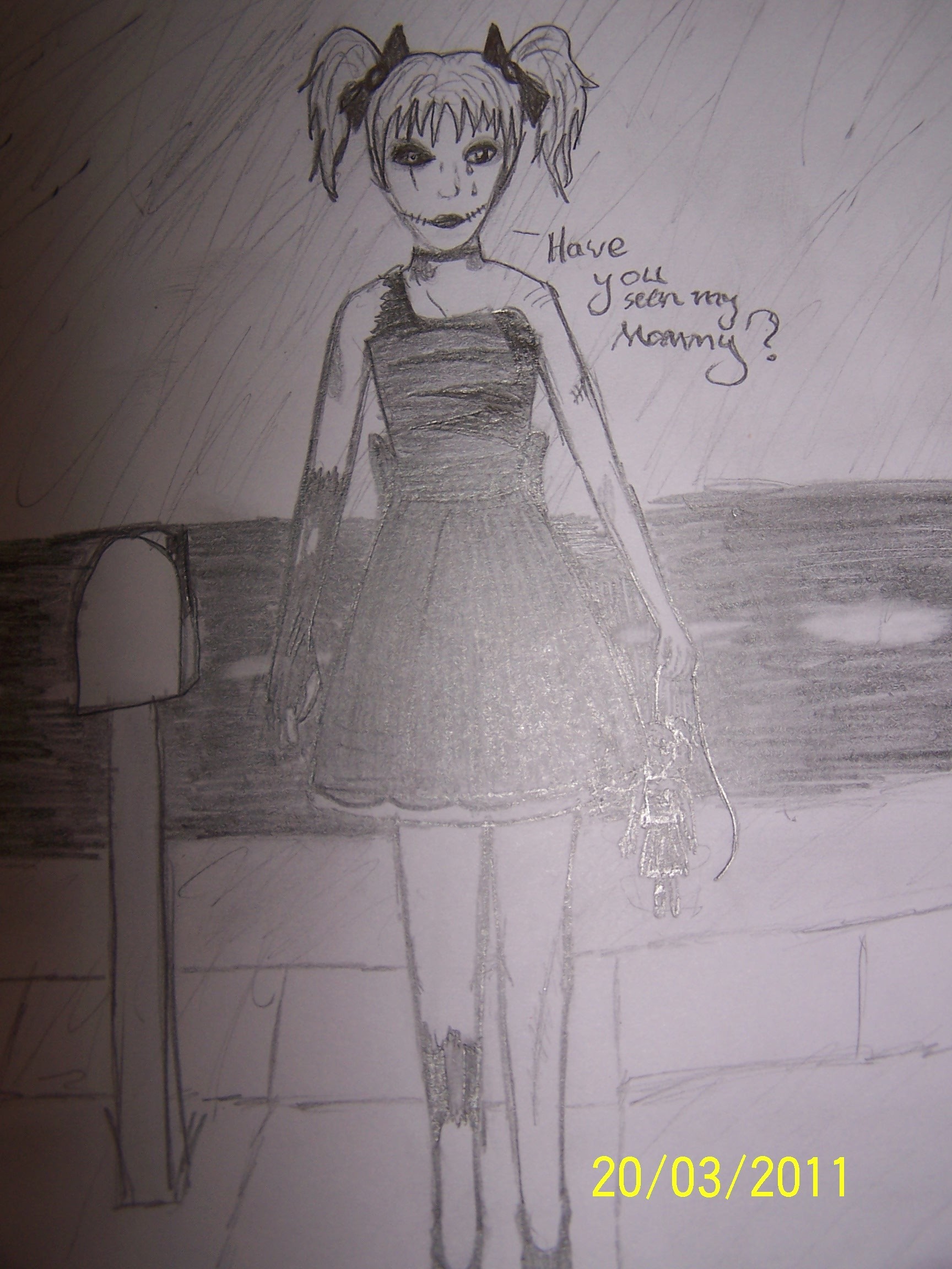 Possesed Girl Drawing by Ziiteara - DragoArt
