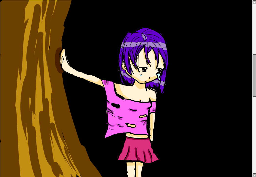 Crying Moon Drawing by heart727 - DragoArt