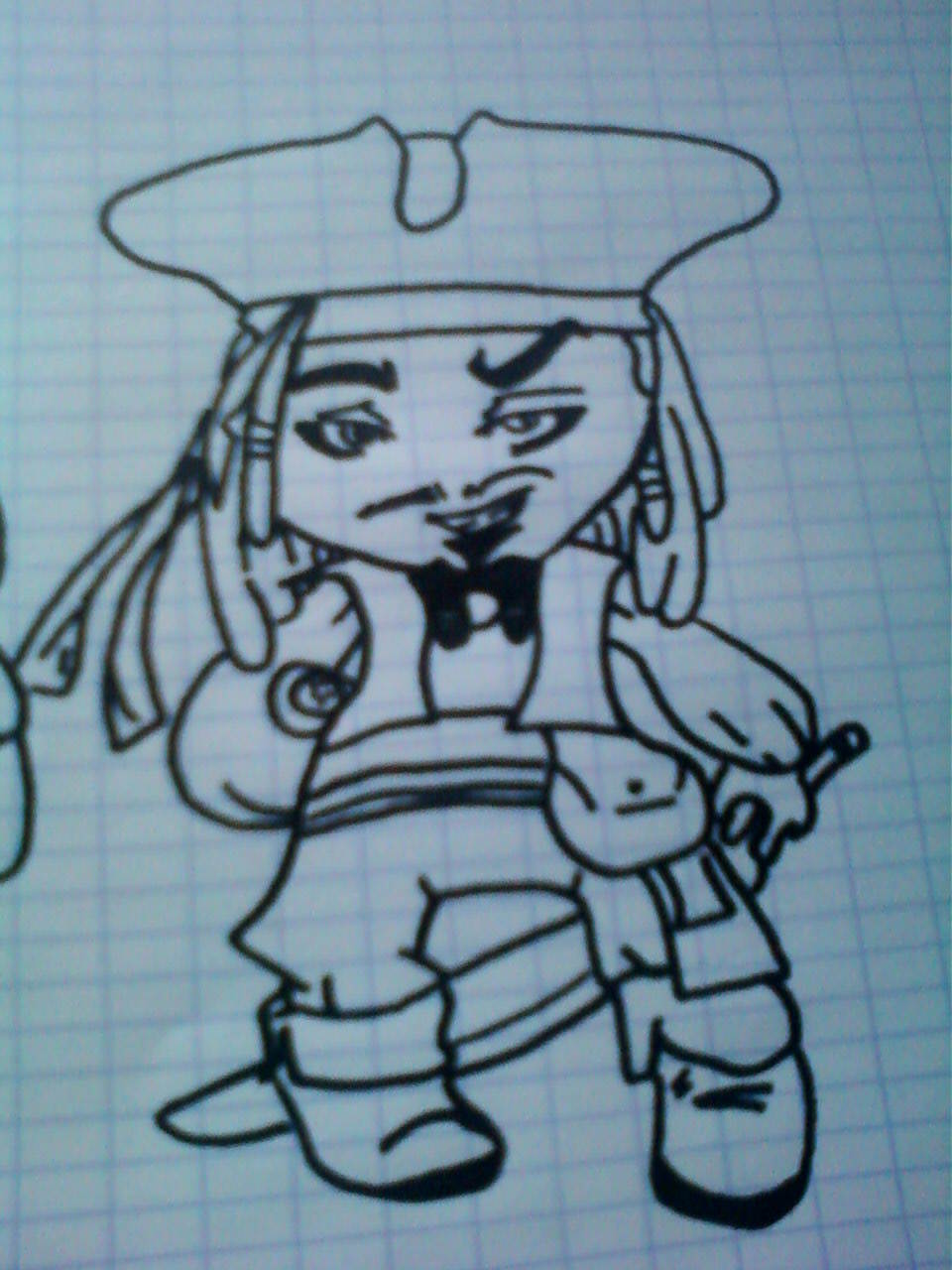 Chibi Jack Sparrow Drawing by robin15 - DragoArt