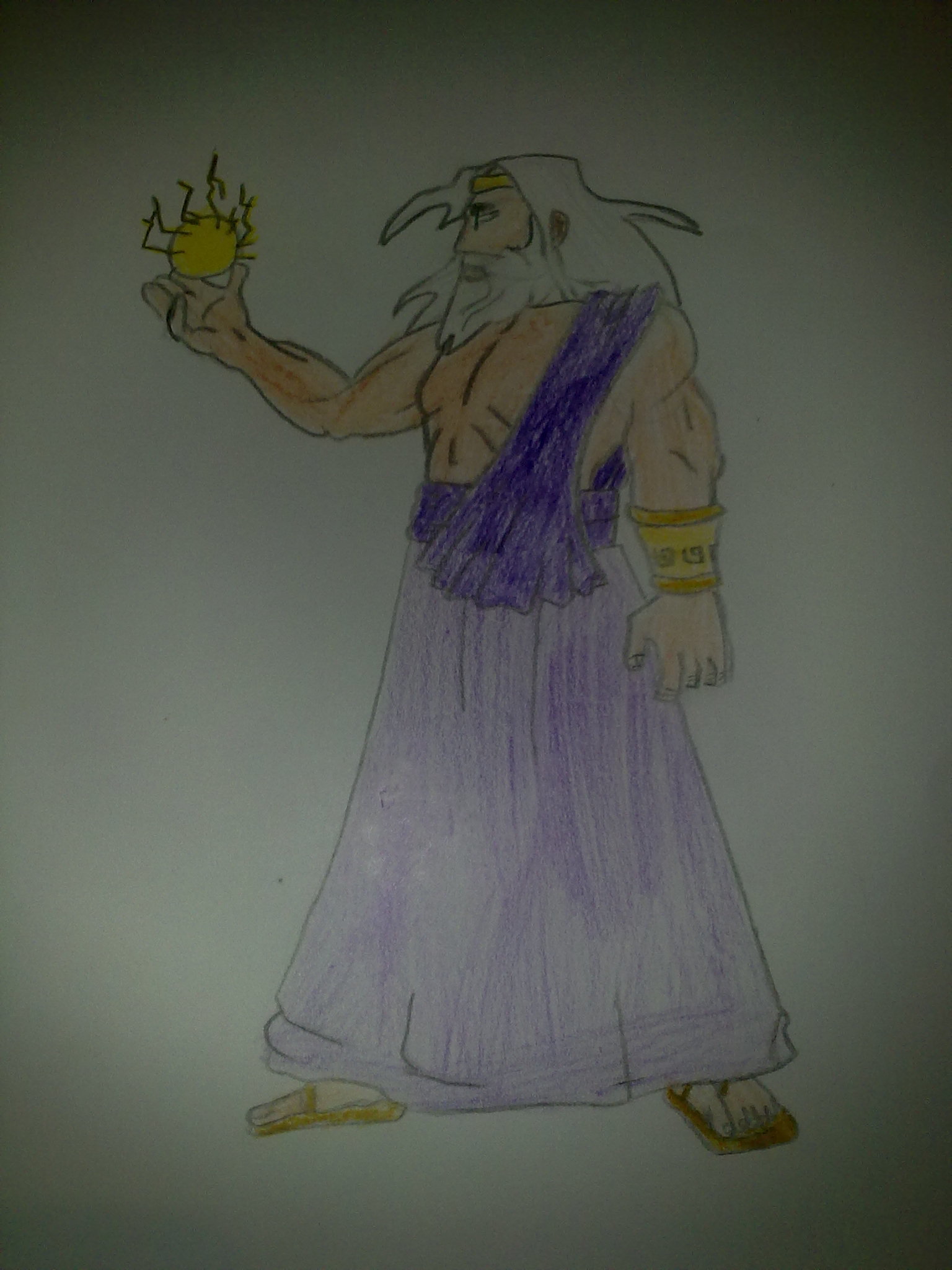 Zeus Drawing by BlackSun - DragoArt