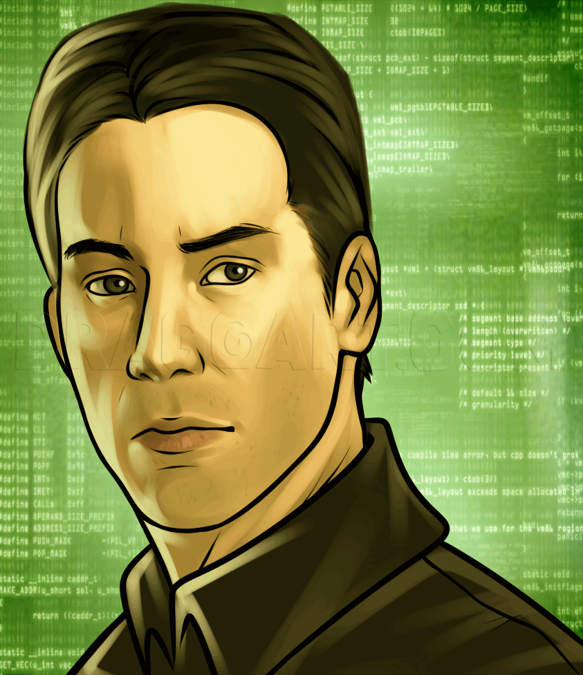 How To Draw Keanu Reeves, Step by Step, Drawing Guide, by Dawn - DragoArt
