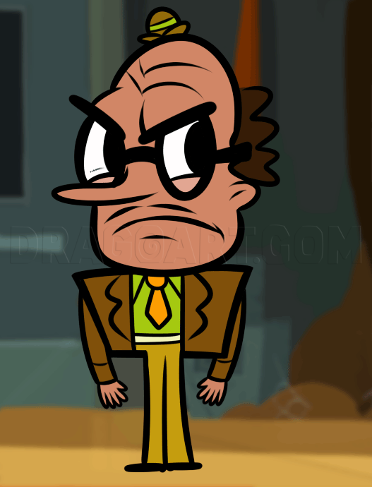 How To Draw Mayor Mellow From Grojband, Step by Step, Drawing Guide, by ...