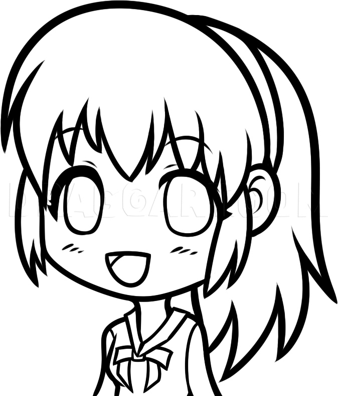 How To Draw Cute Anime Chibi Girl