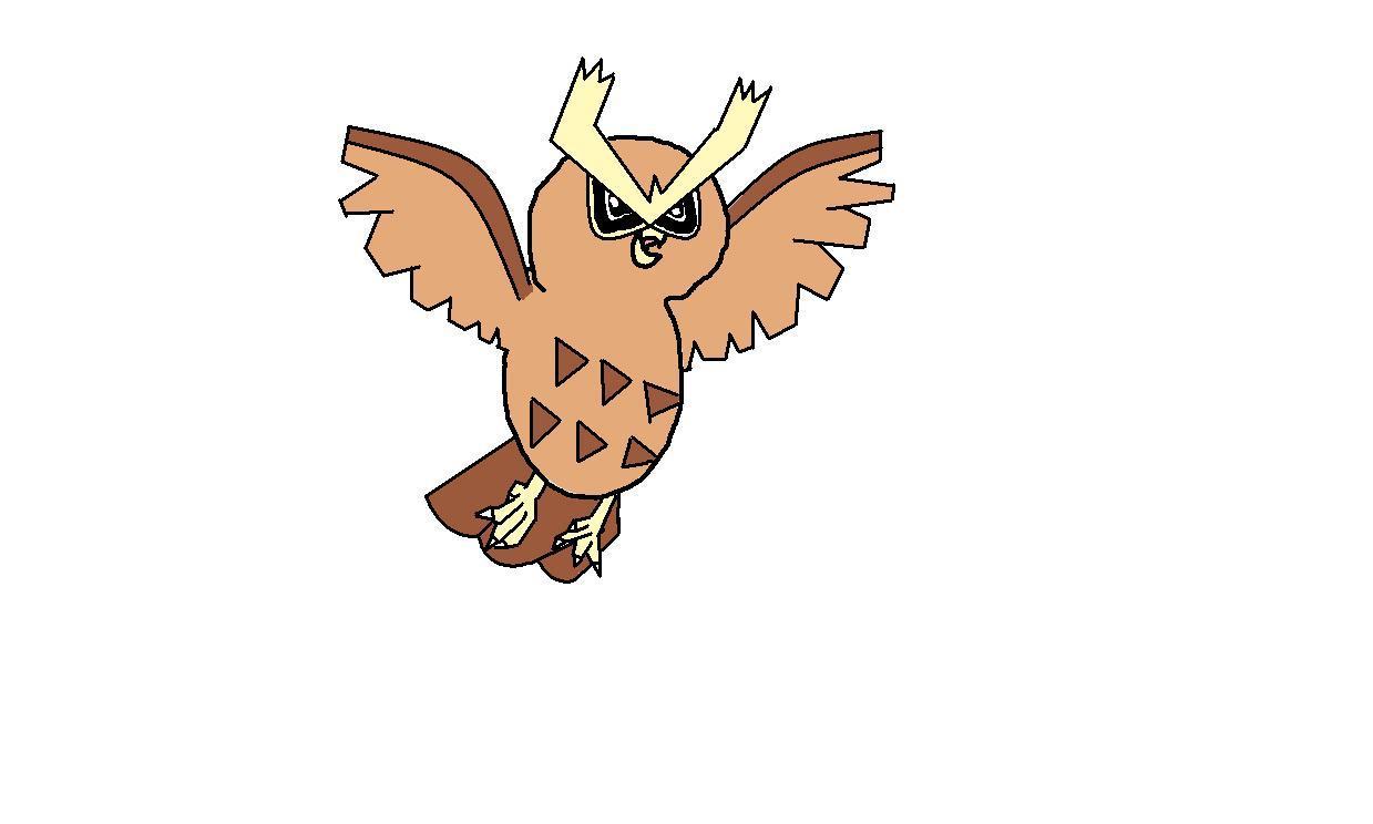 Noctowl Pokemon Drawing by owllover - DragoArt