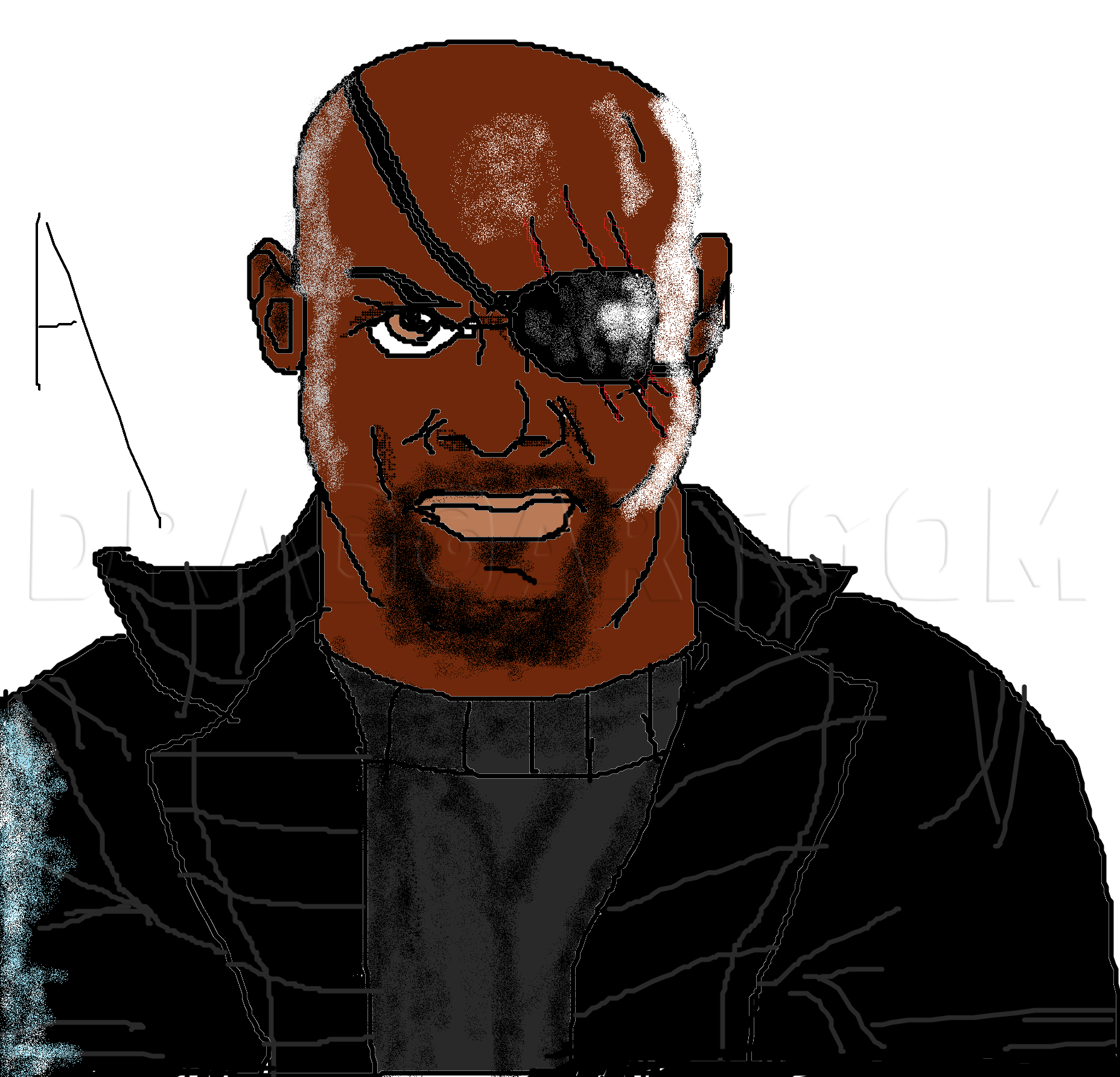 How To Draw Nick Fury, Step by Step, Drawing Guide, by Avengers1118 ...