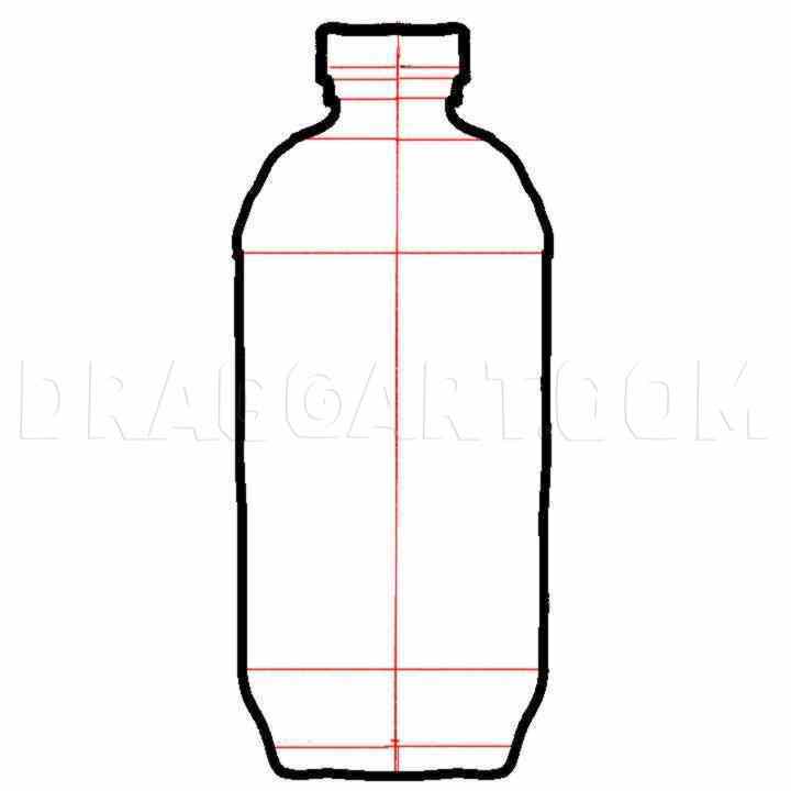 How To Draw A 3d Bottle, Step by Step, Drawing Guide, by AimtoArt ...