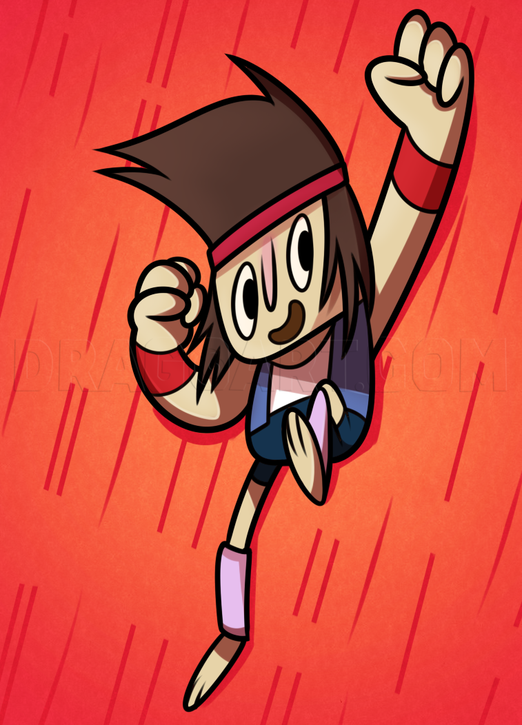 How To Draw Ko From Lakewood Plaza Turbo, Step by Step, Drawing Guide ...