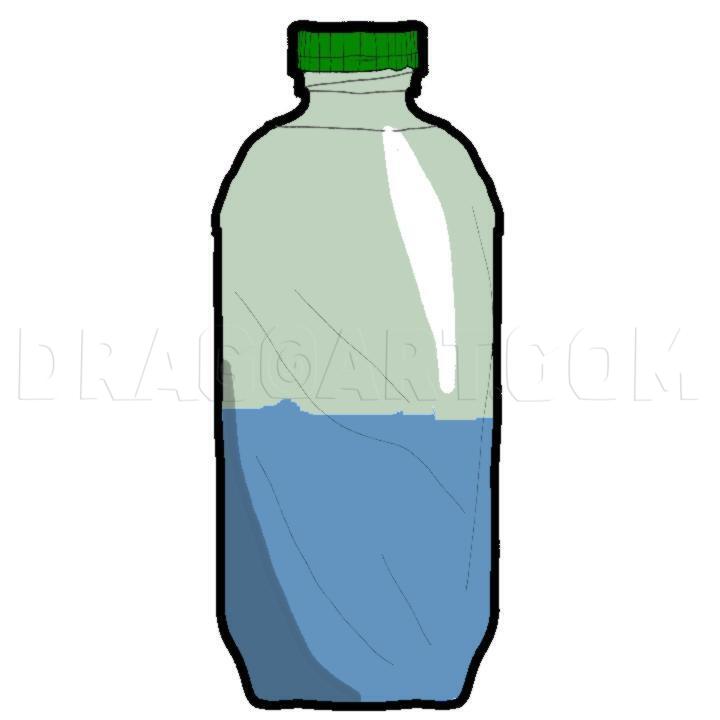 How To Draw A 3d Bottle, Step by Step, Drawing Guide, by AimtoArt ...