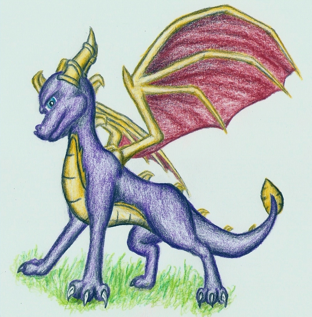 Spyro Drawing by Renixon - DragoArt