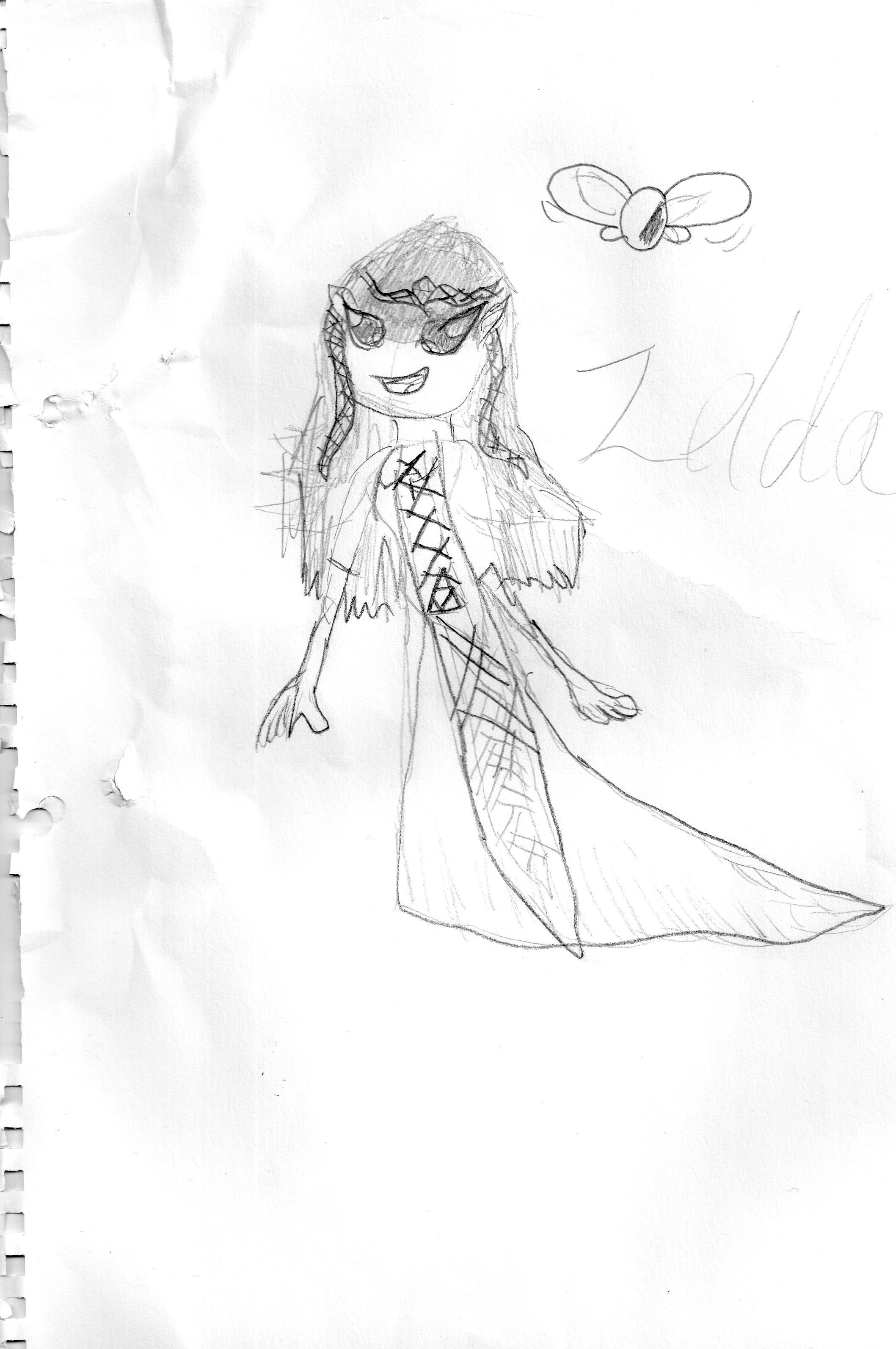 Zelda With Navi Drawing by MariaTheMouse - DragoArt