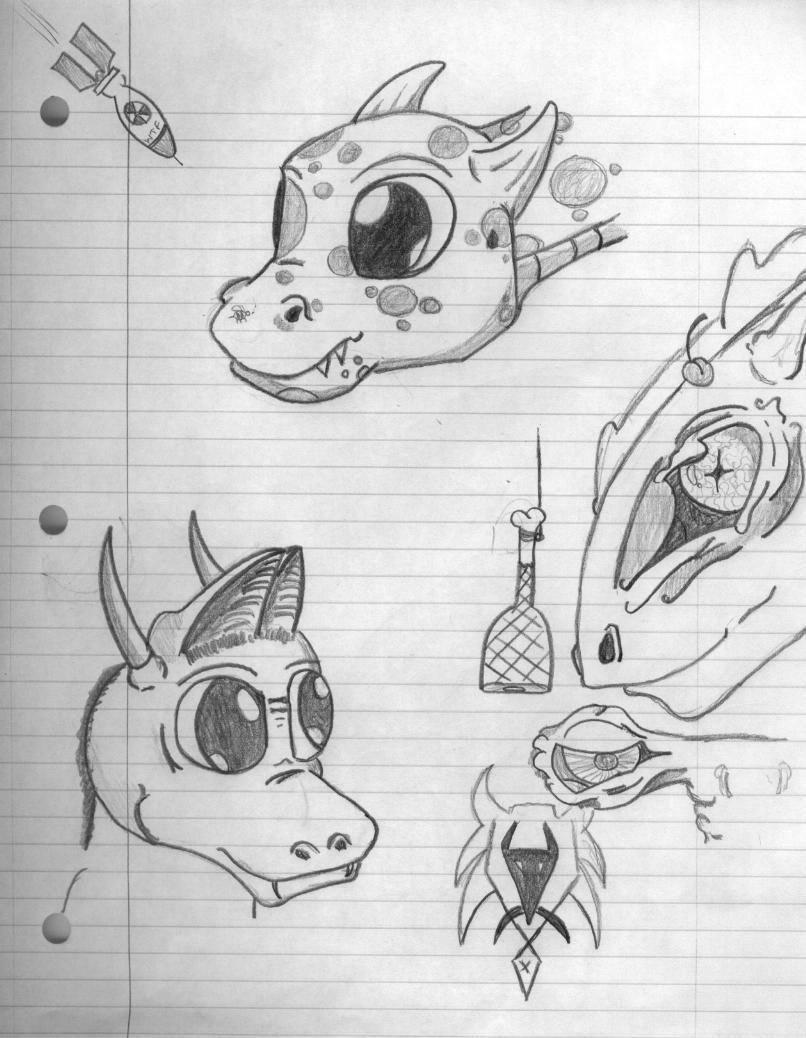 Big Eyes Practice Drawing by pourmeadrink - DragoArt