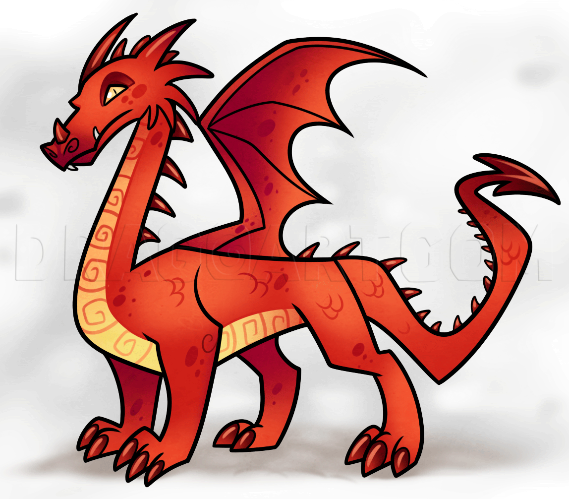 How To Draw A Dragon For Beginners Step By Step Drawing Guide By 