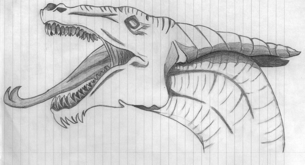 Another Dragon Drawing by pourmeadrink - DragoArt