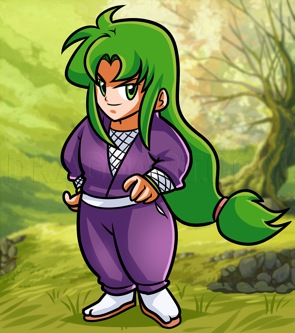 How To Draw Yae From Mystical Ninja, Goemon, Step by Step, Drawing ...