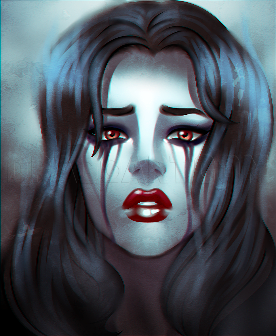 Hysteria Drawing Tutorial, Step by Step, Drawing Guide, by Dawn - DragoArt