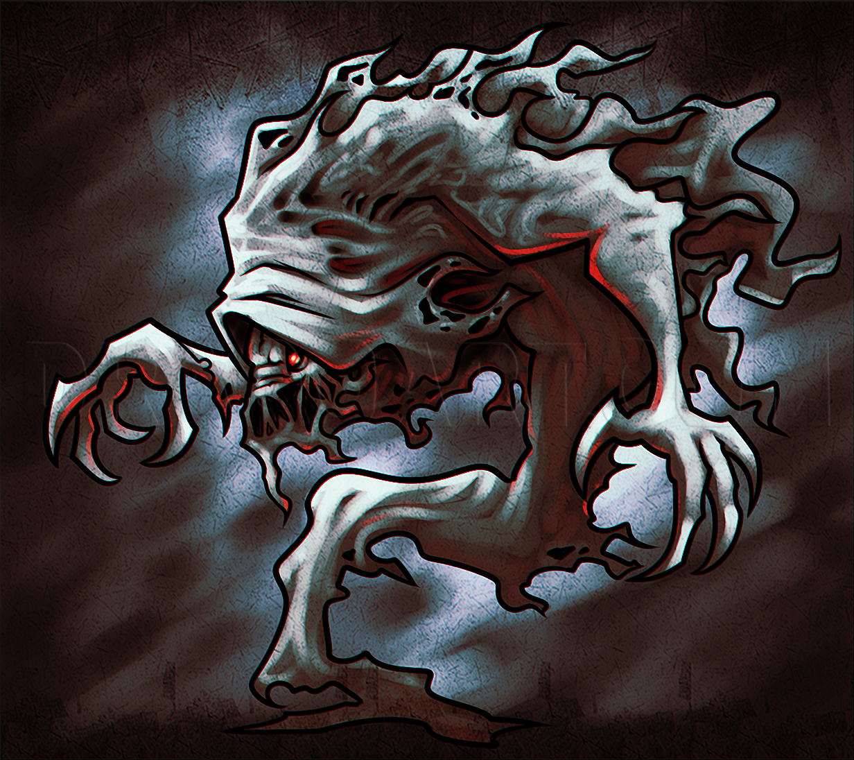 How To Draw A Wraith, Step by Step, Drawing Guide, by Dawn - DragoArt