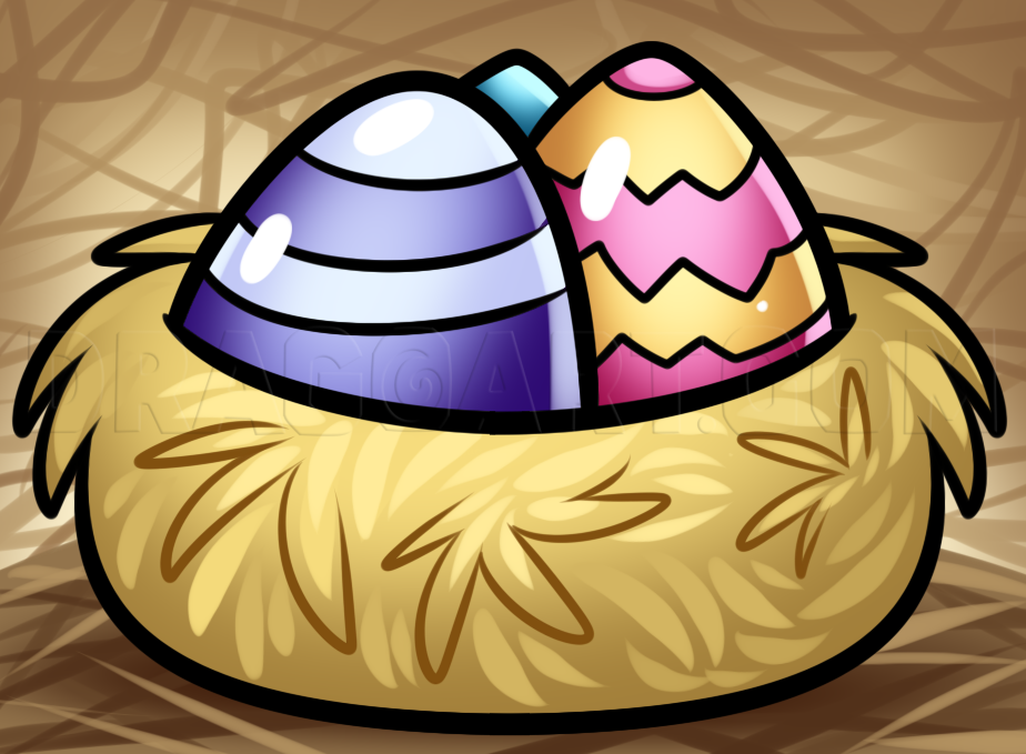 How To Draw A Bird Nest By Dawn Dragoart