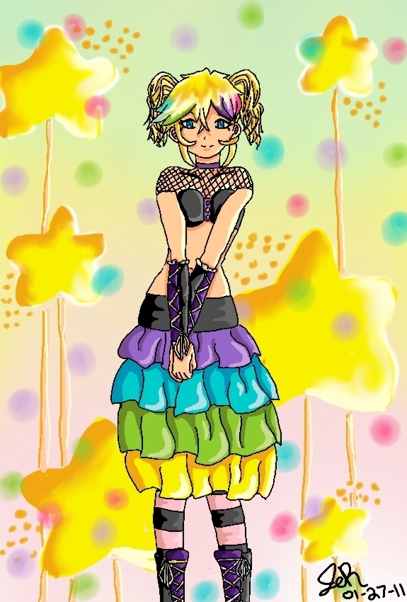 Rainbow Joy Drawing by AlphaMusician - DragoArt