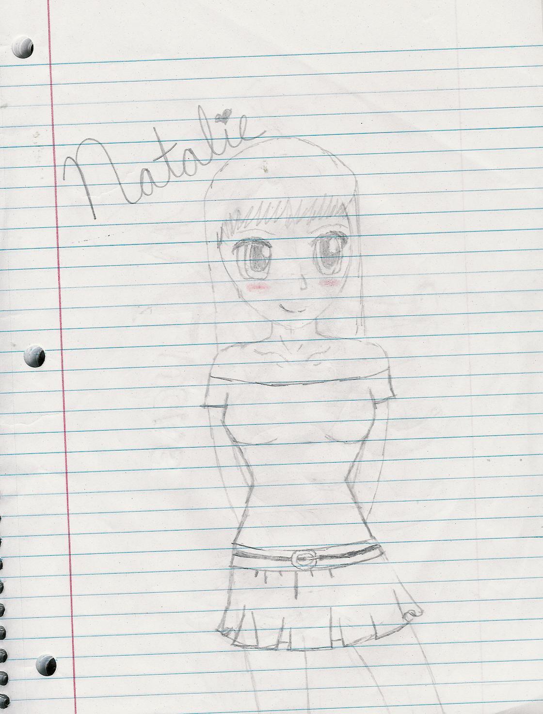 Anime Natalie Drawing by Mphilipp - DragoArt