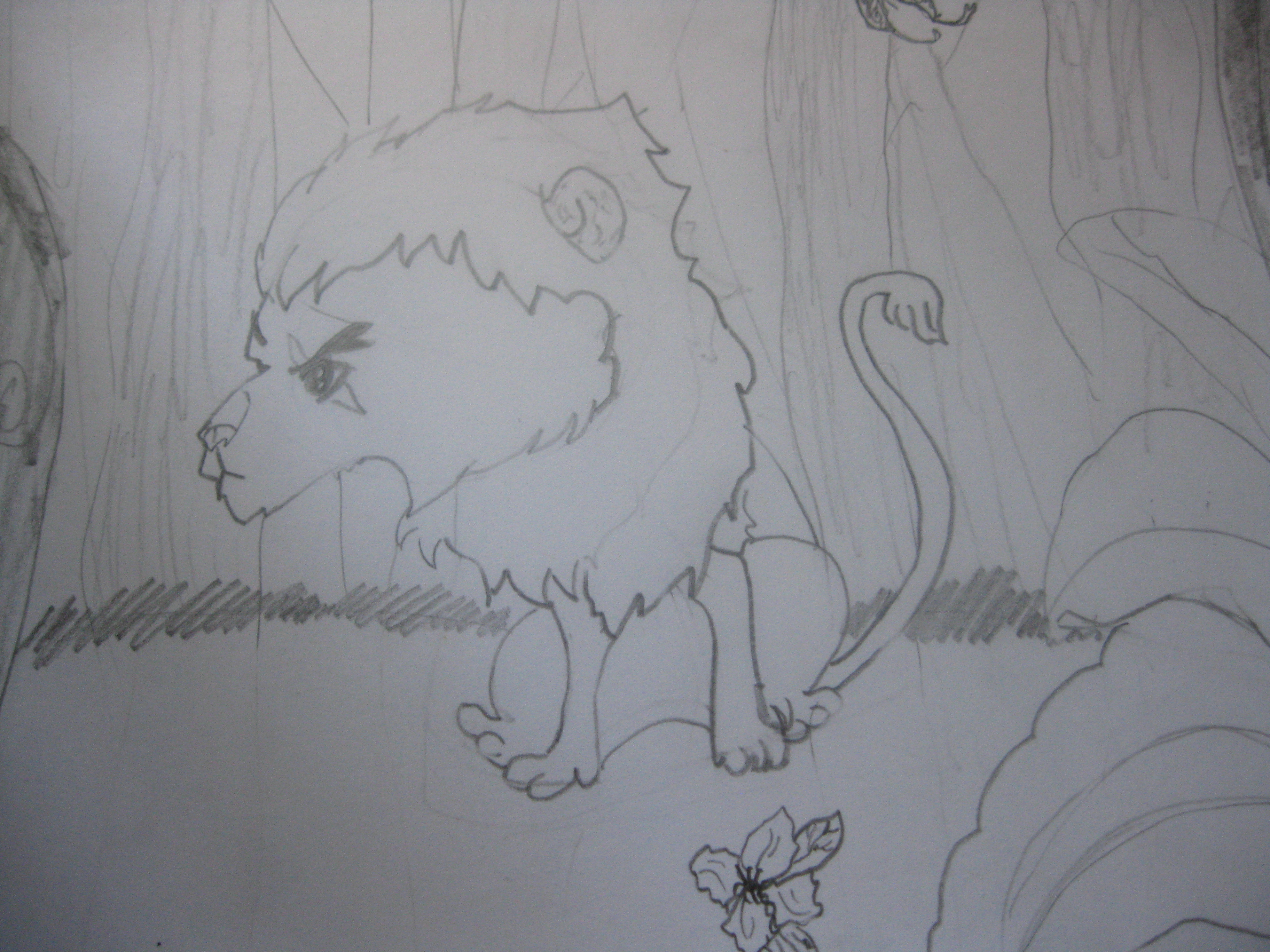 Chibi Scar (from Lion King) Drawing by Alrightart - DragoArt