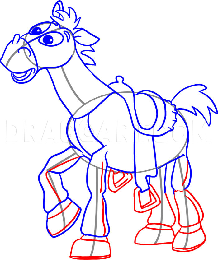 Bullseye Toy Story Drawing Bullseye Toy Story Drawing