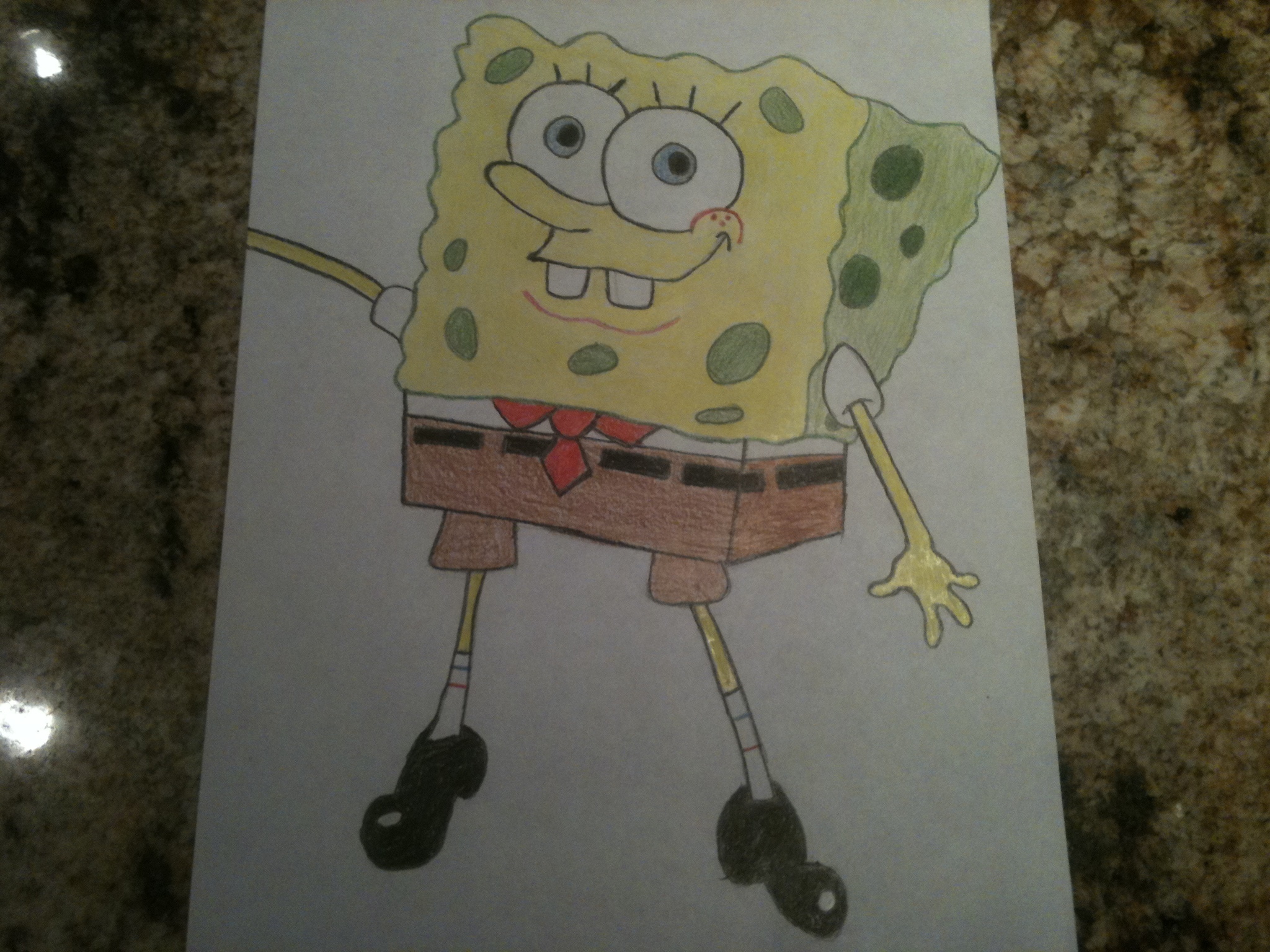 Spongebob Drawing by Draws_foe_life21 - DragoArt