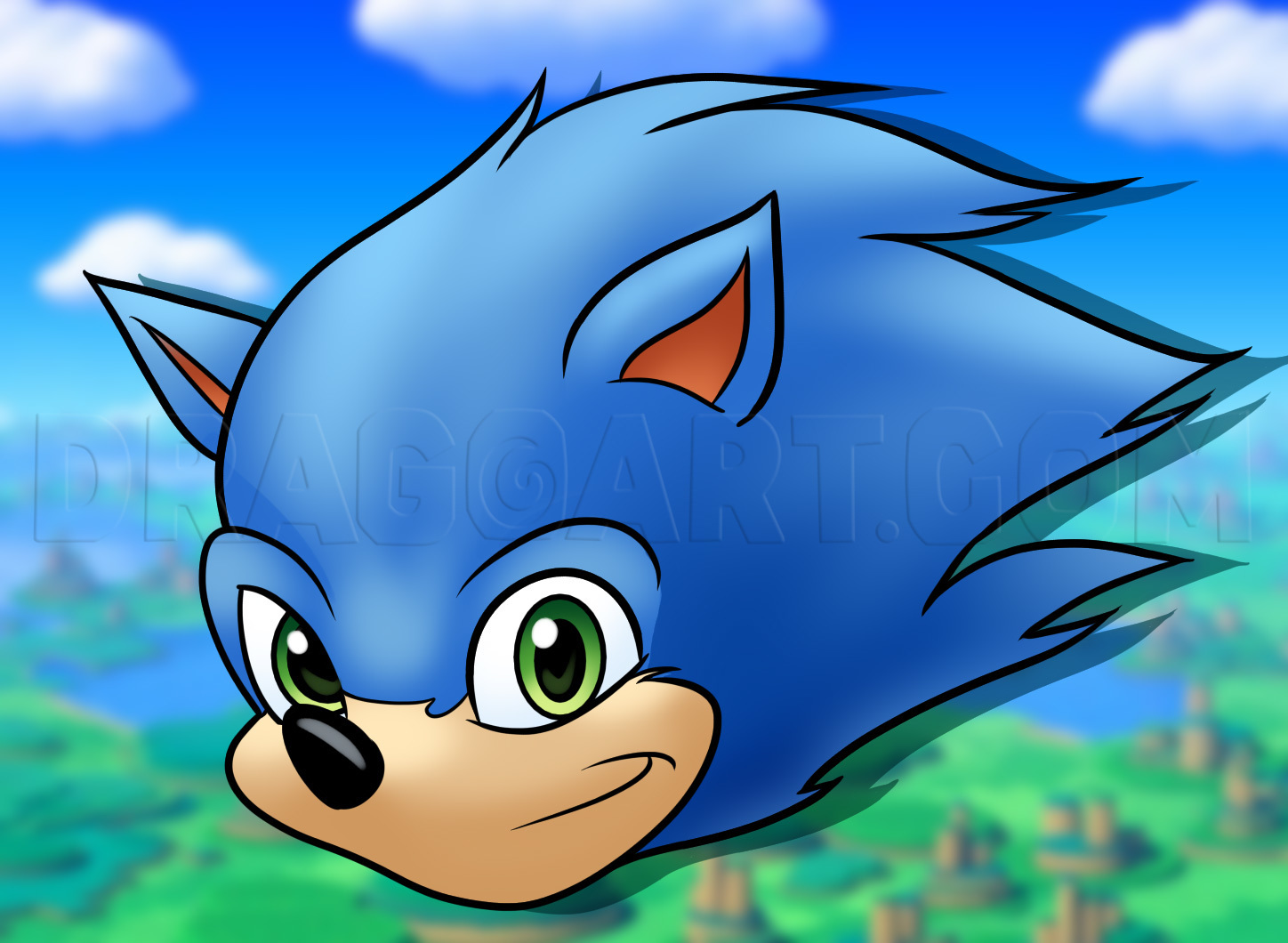 How To Draw Sonic For Kids Step By Step Drawing Guide By Dawn DragoArt How To Draw Sonic For Kids Step By Step Drawing Guide By Dawn DragoArt
