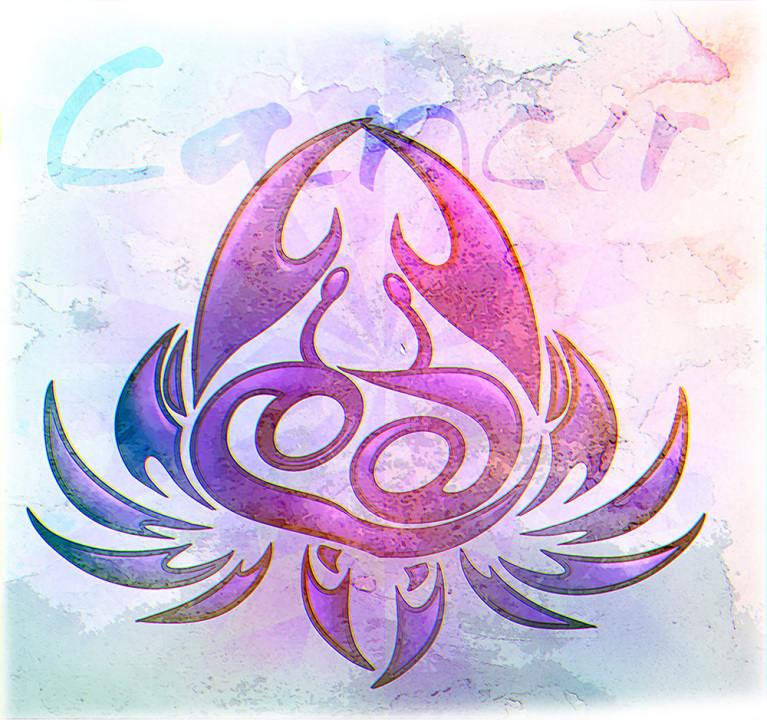 How To Draw Cancer Sign, Step by Step, Drawing Guide, by Dawn ...